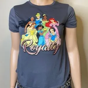 Disney | Tops | Disney Princess Royalty Xl Gray | Poshmark